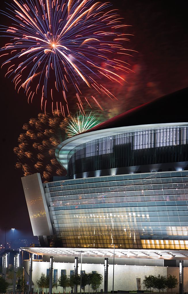 Blue Field Explosions (2009) - AT&T Stadium