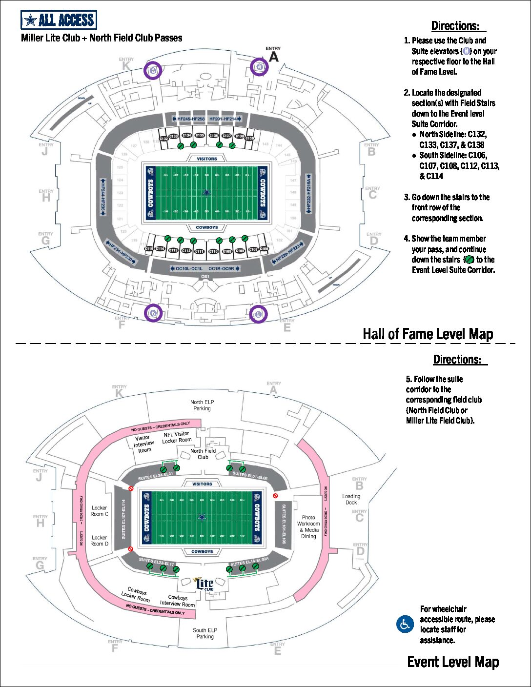 AllAccess_FieldClubMap | AT&T Stadium